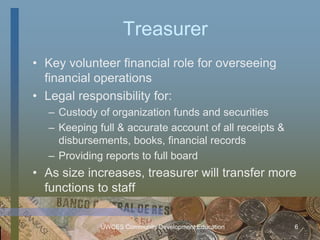 Financial Responsibilities of Boards | PPT
