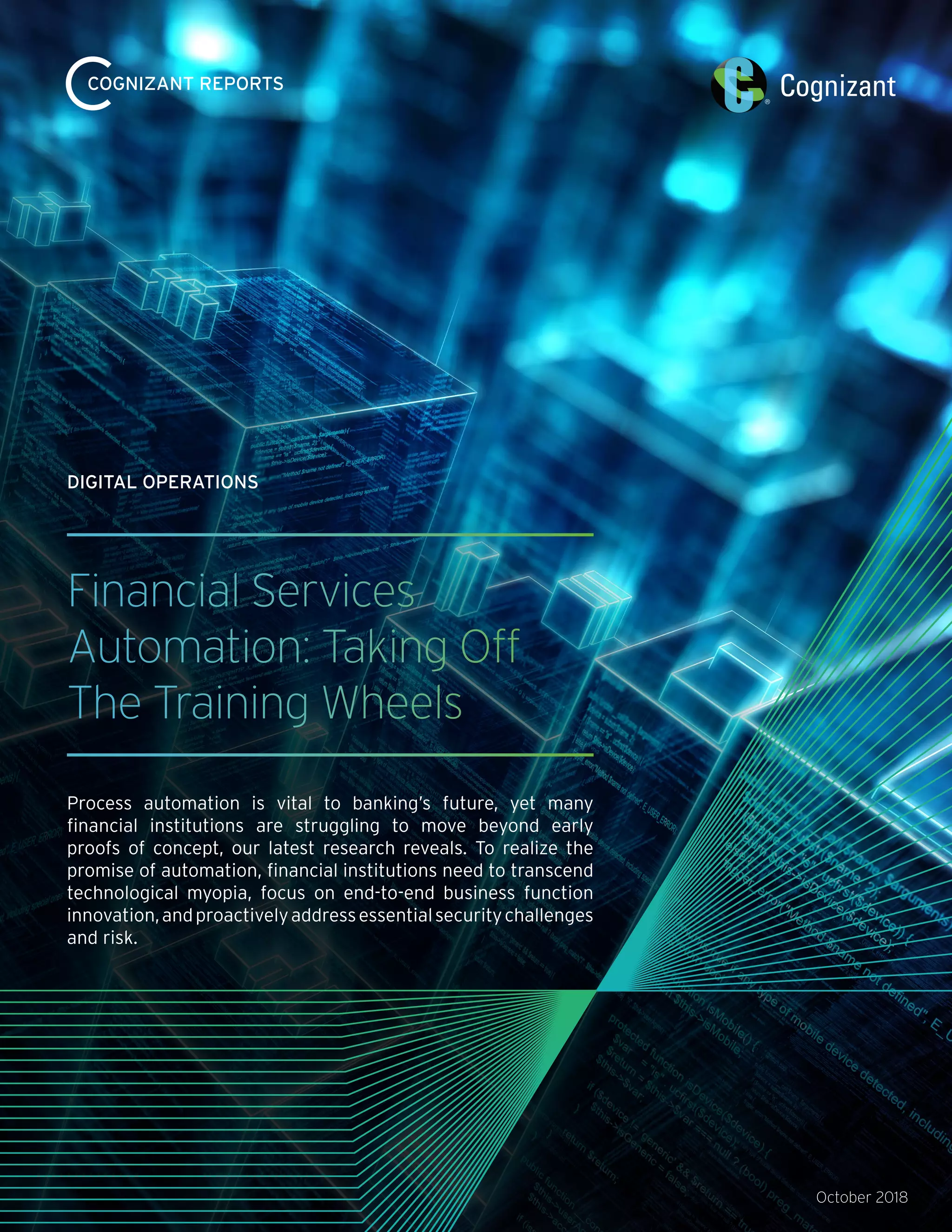 Financial Services Automation: Taking Off the Training Wheels | PDF