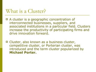 Financial Services Clusters | PPT