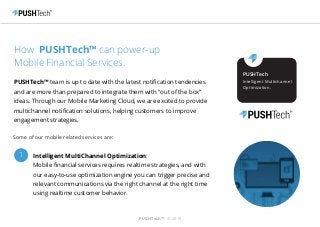 Omnichannel Automation - Financial Services - PUSHTech | PPT