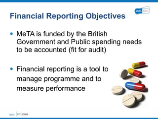 MeTA financial systems and reporting | PPT
