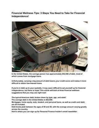 Financial wellness | PDF