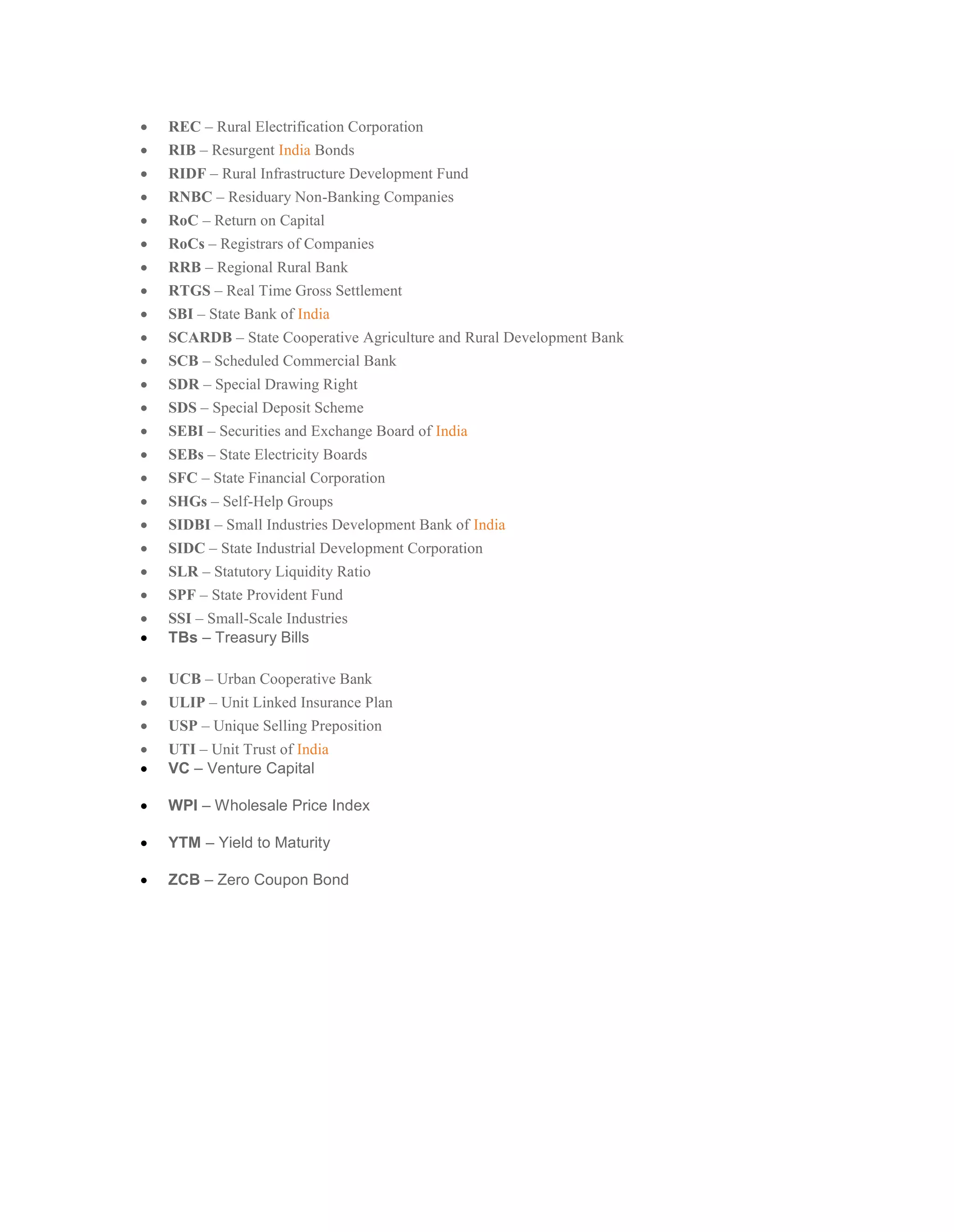 Financial abbreviations | PDF