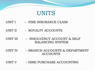 Financial acc iii | PPT