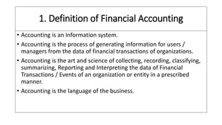 Financial accounting | PPTX