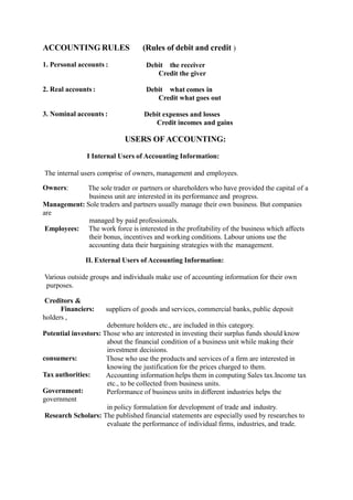 Financial accounting basics | PPTX