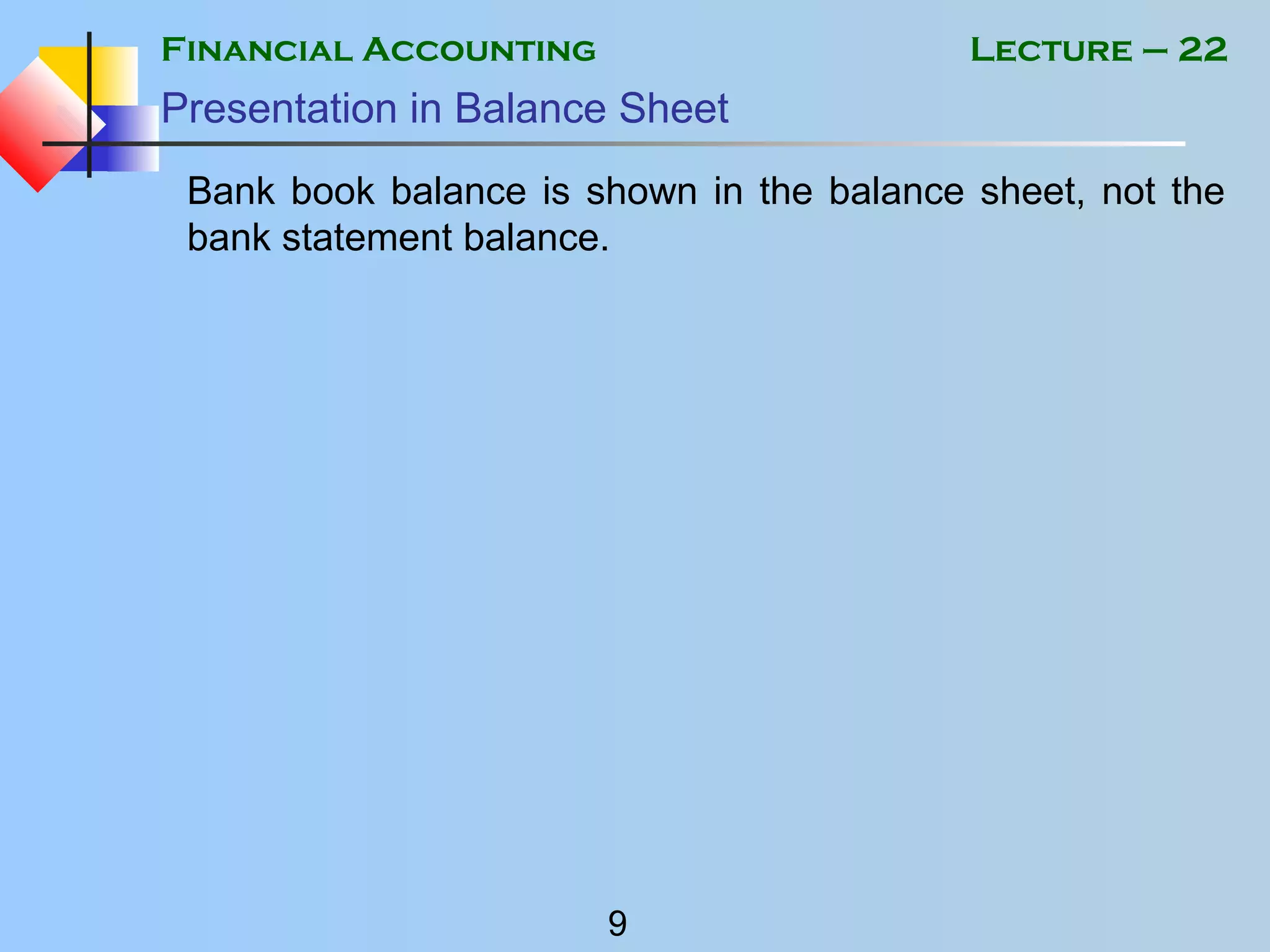 Financial accounting mgt101 power point slides lecture 22 | PPT