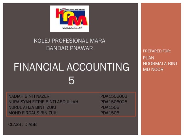 AMALGAMATION (FA5 KPMBP) | PPT | Business Accounting & Finance | Business