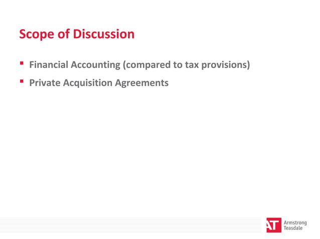 Financial Accounting Presentation from ABA Annual Meeting | PPT