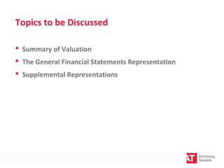 Financial Accounting Presentation from ABA Annual Meeting | PPT