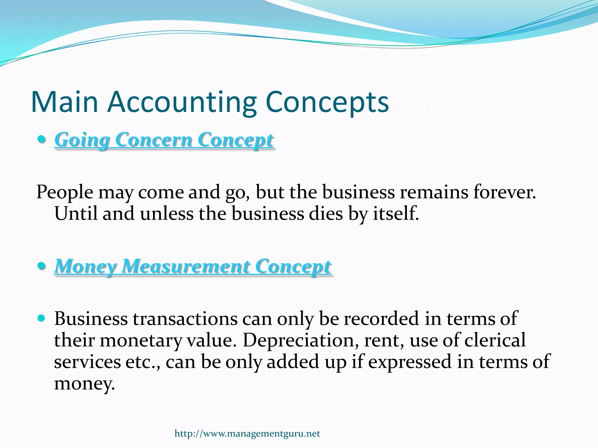 Financial accounting concepts | PPT