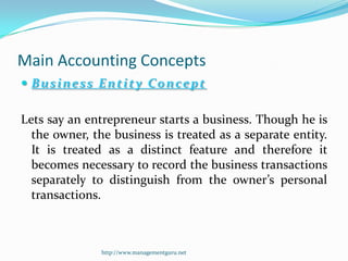 Financial accounting concepts | PPT