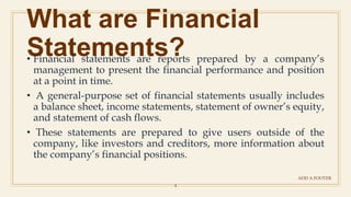 Financial accounting for managers | PPTX