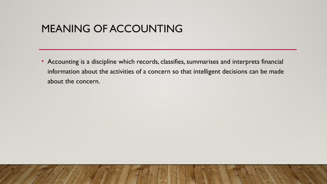 Basics of Financial Accounting- meaning definition nature and scope ...