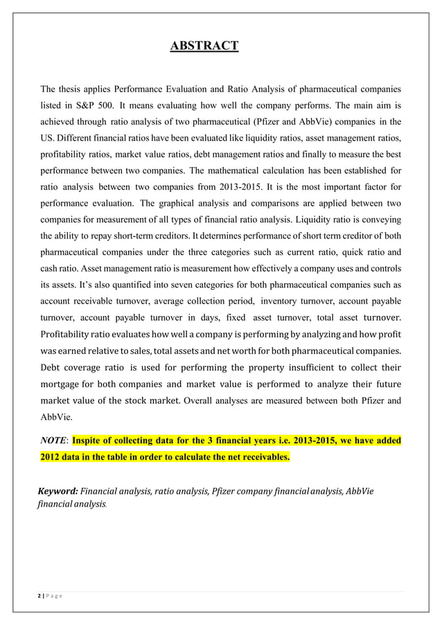 Financial Accounting Project | PDF