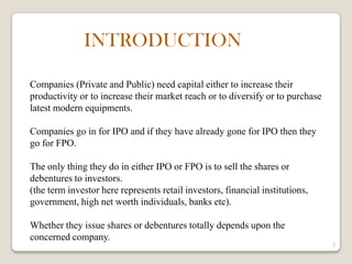 Financial accounting project of issue of shares | PPTX