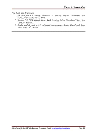 Financial Accounting (unit 2) | PDF