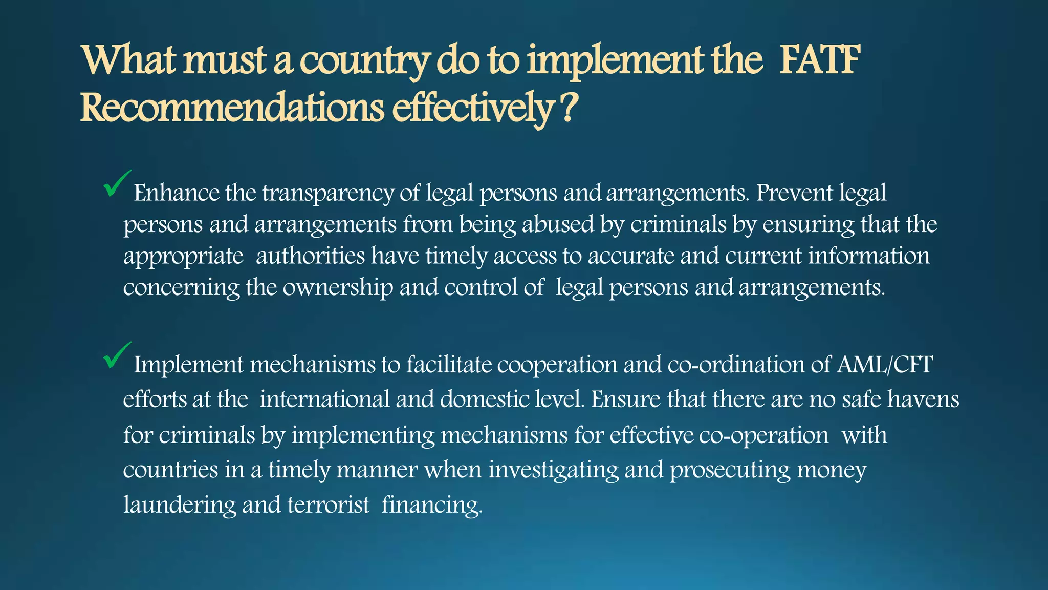 Financial action task force / fatf | PPTX