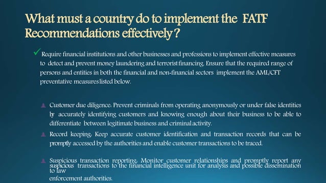 Financial action task force / fatf | PPTX | Financial Industry | Industries