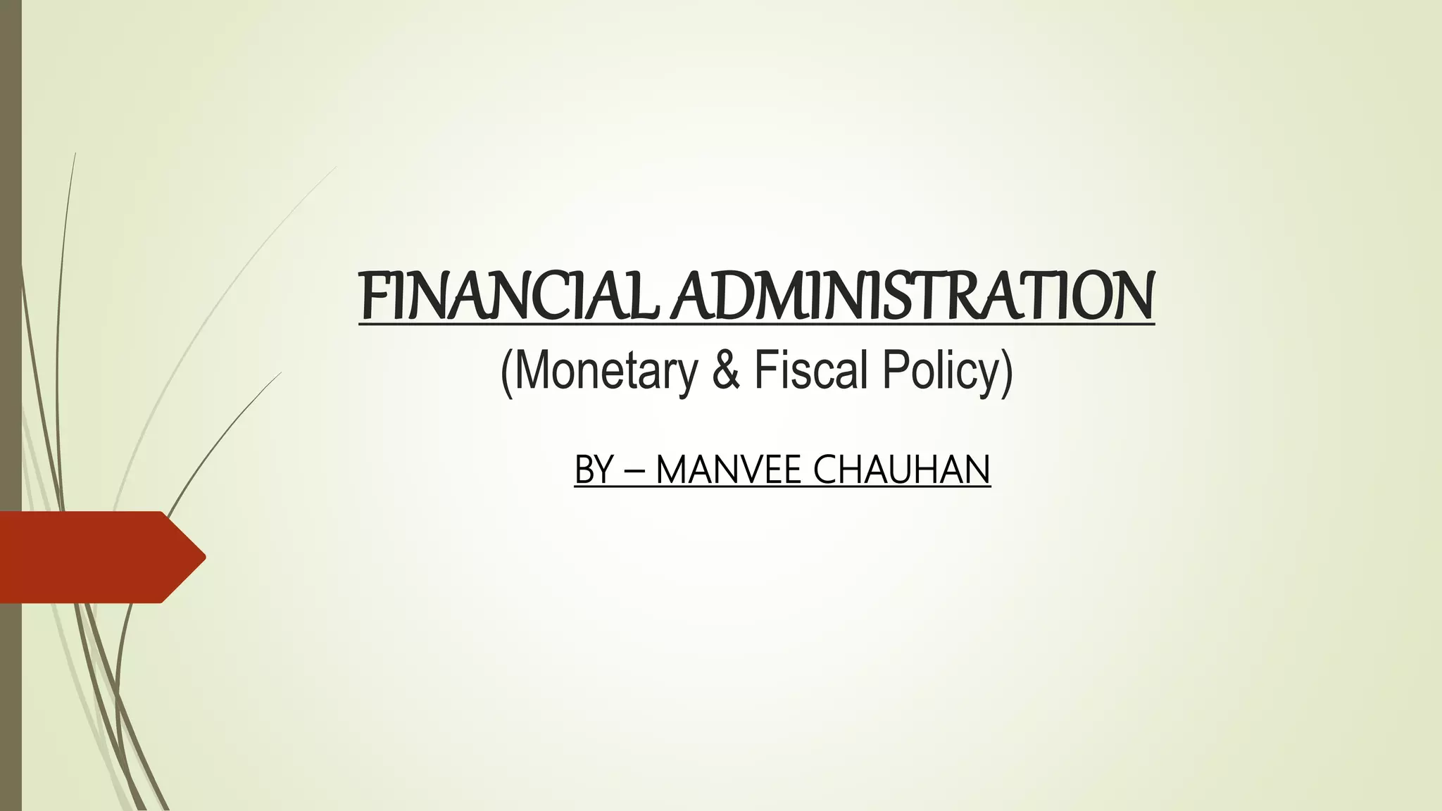 Financial administration ppt | PPTX