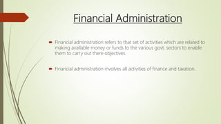 Financial administration ppt | PPTX