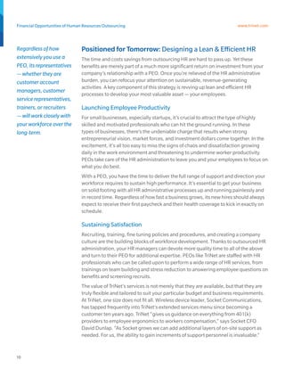 Financial Advantages Of Peo | PDF | Human Resources | Business