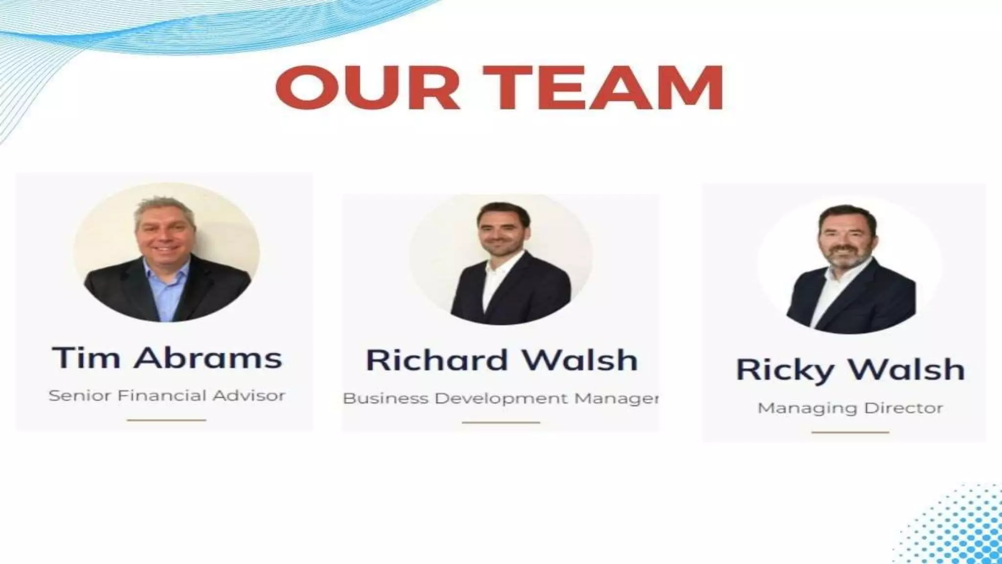 Financial Advisor Cork City - Walsh Group | PPT