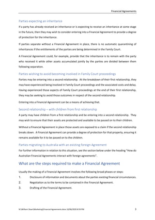 Financial agreements | PDF