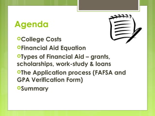 Financial Aid 101 Basics | PPT