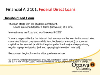 Financial Aid 101: Key Concepts 2017 | PPT