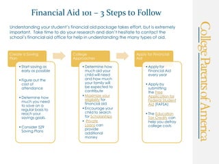Financial Aid 101 -- Understanding the Financial Package | PDF ...