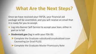 CITE / CMSV - Financial aid power point | PPT
