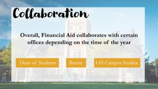 Financial Aid Overview (Student Affairs Coursework) | PPT