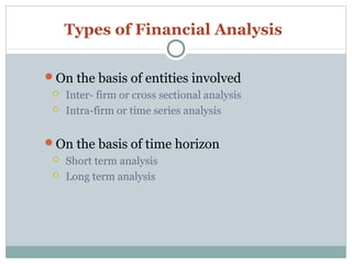 Financial analysis | PPT | Stocks and Bonds | Personal Investing