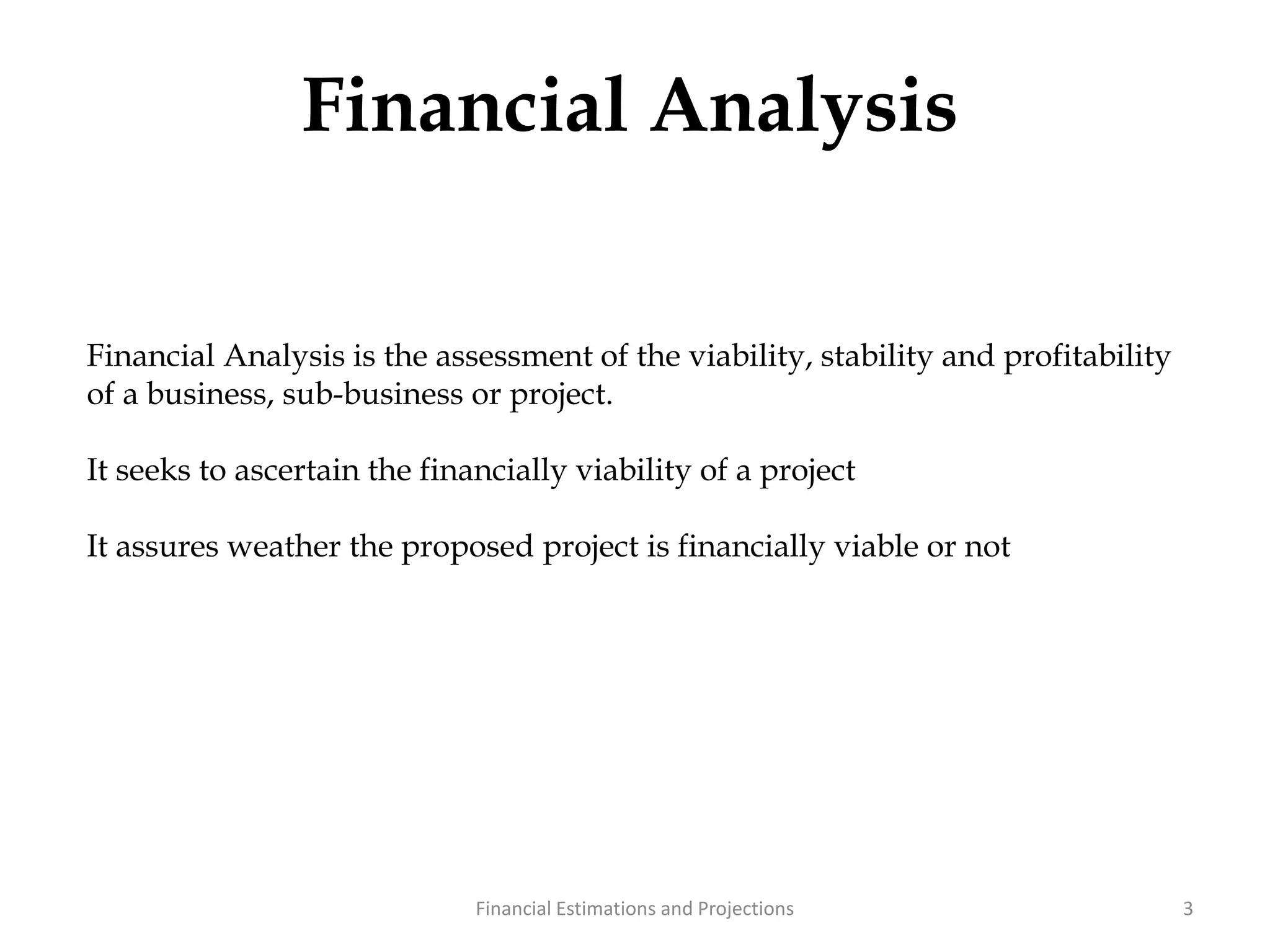 Financial Estimations and Projections | PPTX