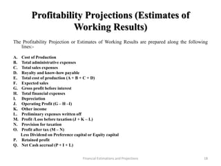 Financial Estimations and Projections | PPTX