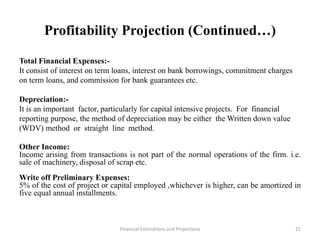 Financial Estimations and Projections | PPTX