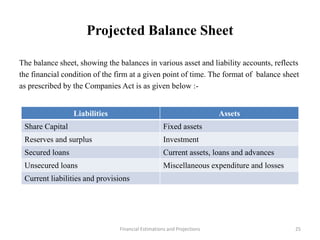 Financial Estimations and Projections | PPTX