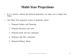 Financial Estimations and Projections | PPTX