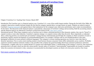 Financial Analysis | PDF