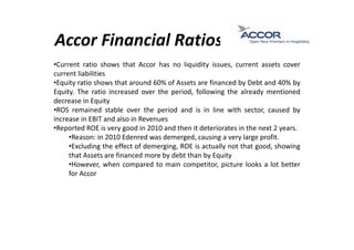 Accor Hospitality financial analysis | PDF