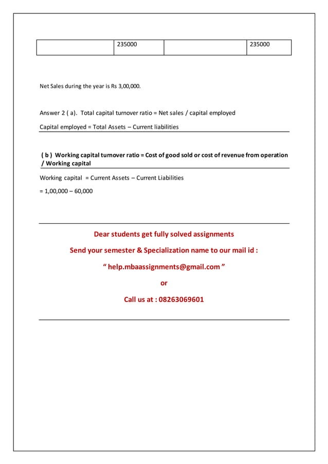 Financial analysis and management | PDF
