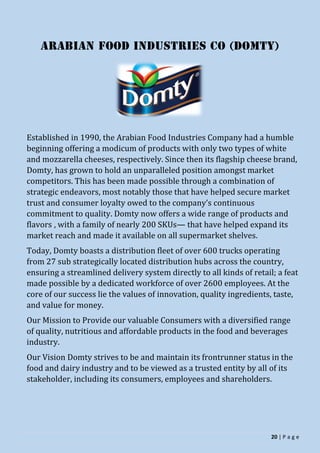 Financial analysis for juhayna & domty co . graduation project zagzig ...