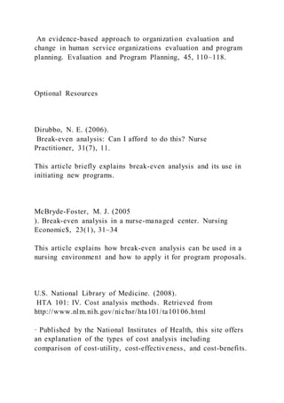 Financial AnalysisHow can you assess the financial viabili | PDF