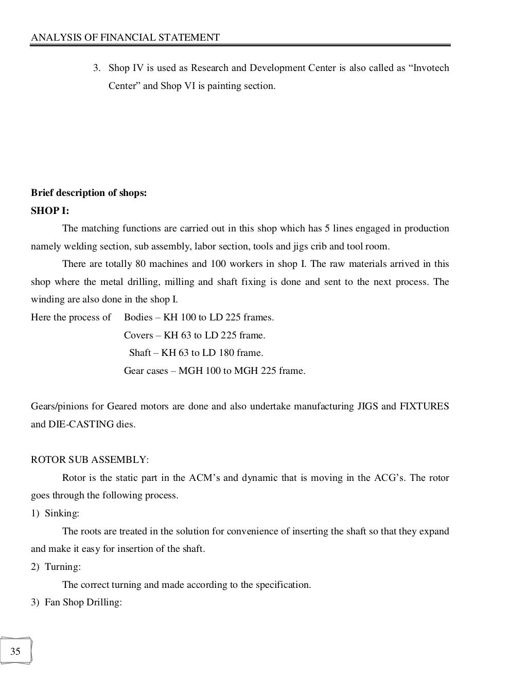 Financial analysis of crompton greaves