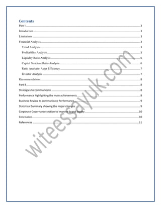 Financial analysis of national grid plc | PDF