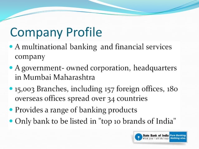 Financial analysis of sbi | PPTX | Business Banking & Finance | Business