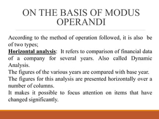 Financial Analysis and Types of Financial Analysis | PPTX