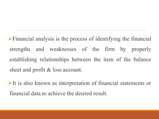 Financial Analysis and Types of Financial Analysis | PPTX