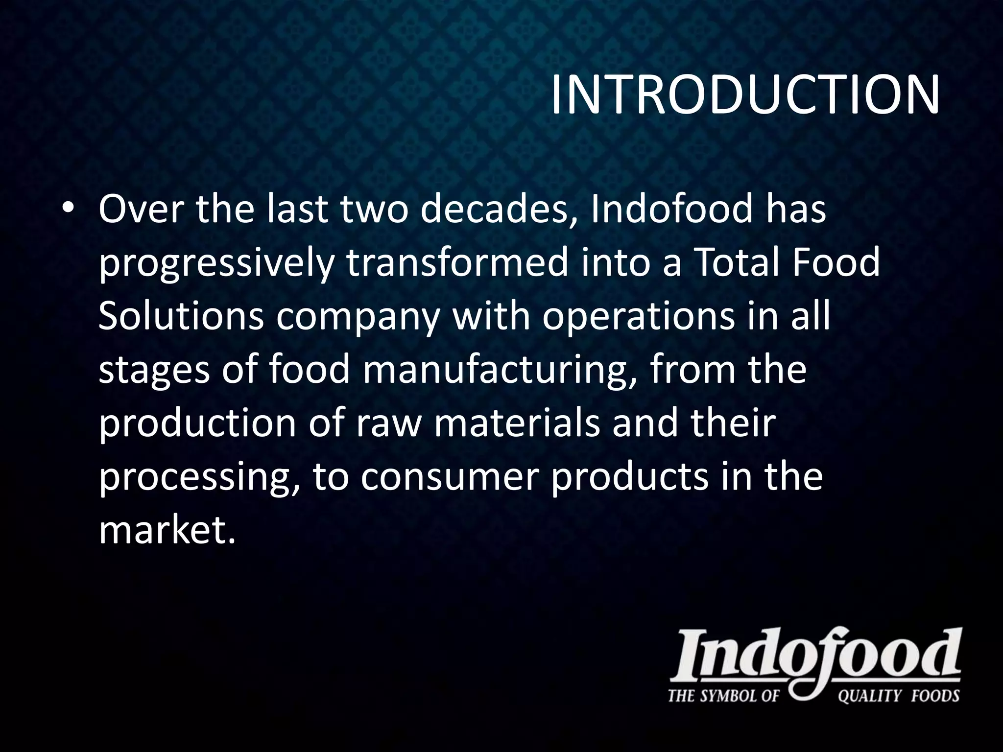 Financial Analysis Ratio - Indofood | PPTX
